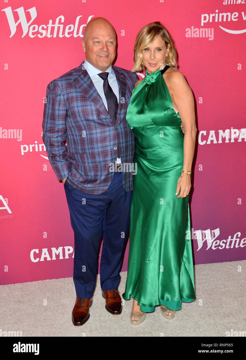 Los Angeles, USA. February 19, 2019: Michael Chiklis & Michael Chiklis ...