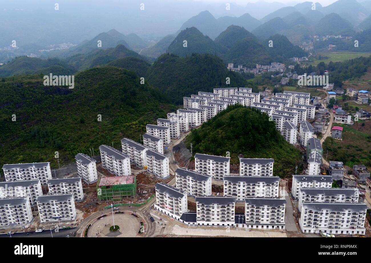 Beijing, China. 15th Oct, 2018. Aerial photo taken on Oct. 15, 2018 ...