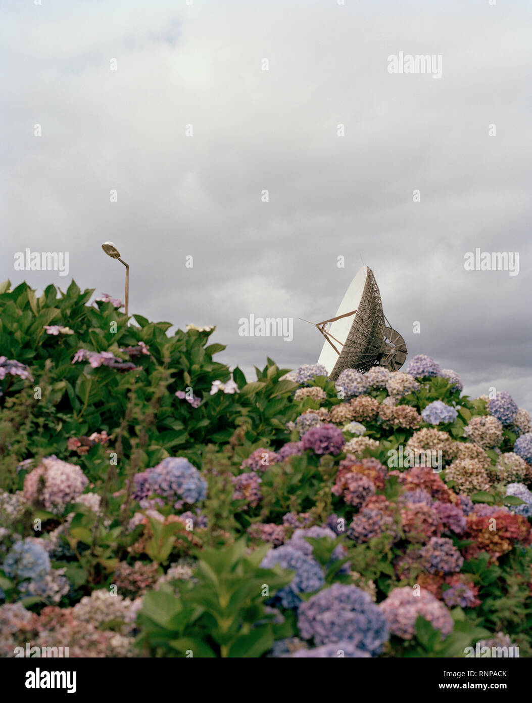 Largest satellite goonhilly earth station hi-res stock photography and ...