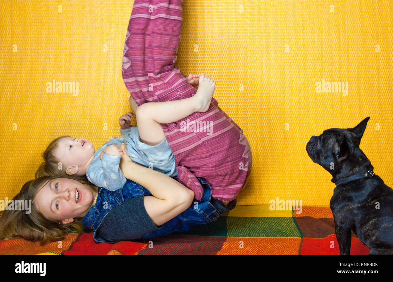 Funny mum and daughter hi-res stock photography and images - Alamy