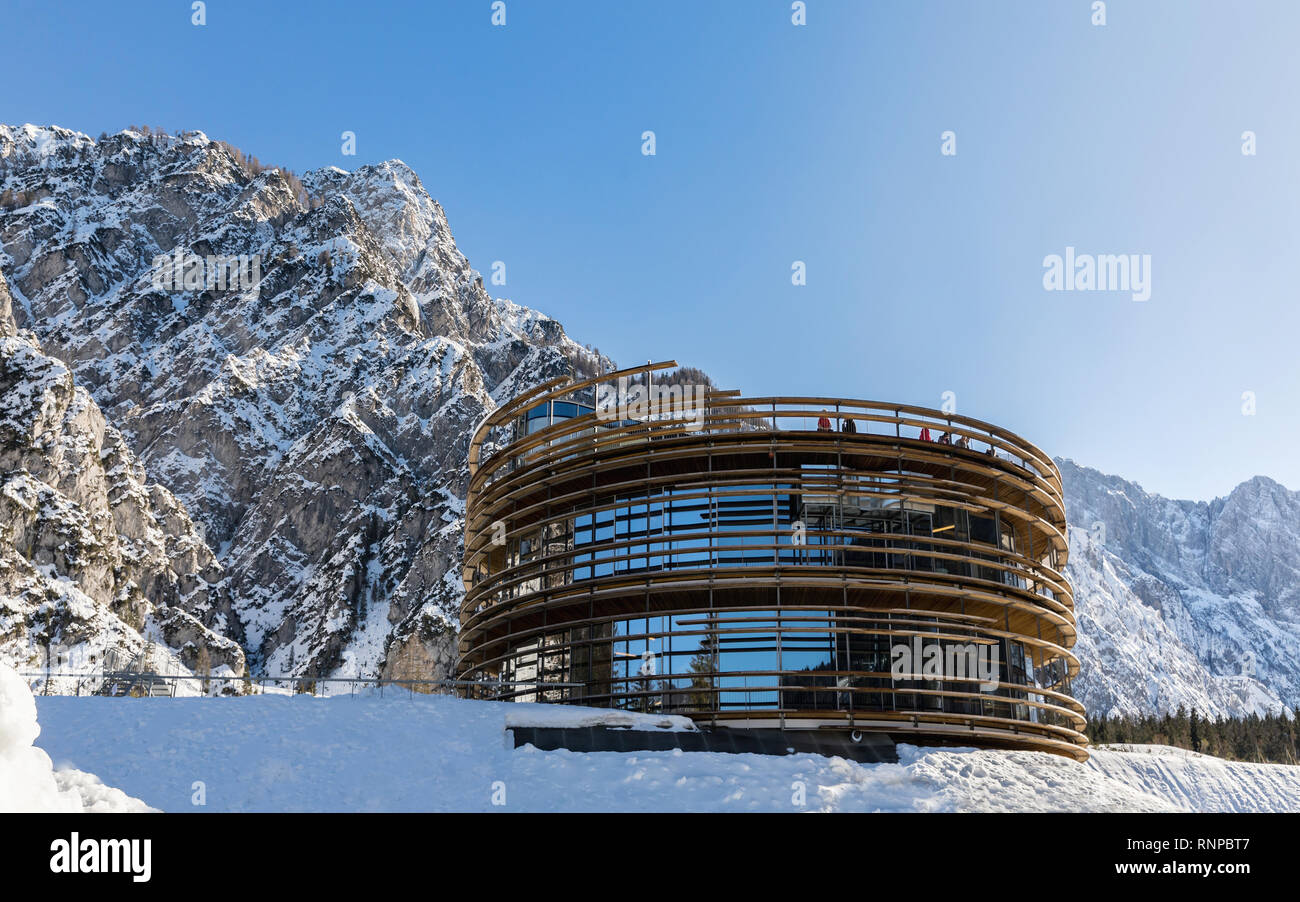 Planica, Slovenia - February 17, 2019. Planica Museum in Planica ...