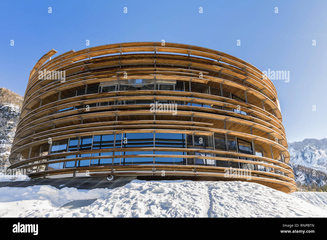Planica, Slovenia - February 17, 2019. Planica Museum in Planica ...