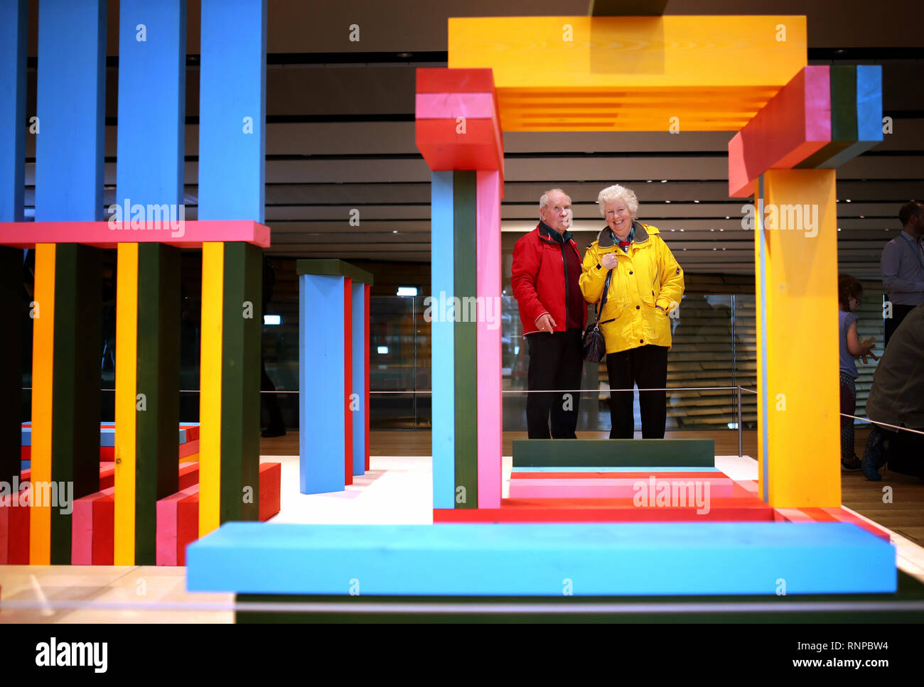 Bill and Linda Sutherland, from Callander, take a closer look at a new ...