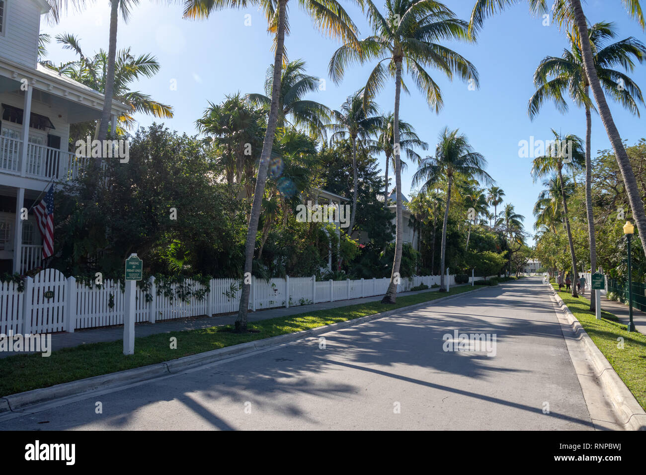 Street View in Key West Stock Photo - Alamy