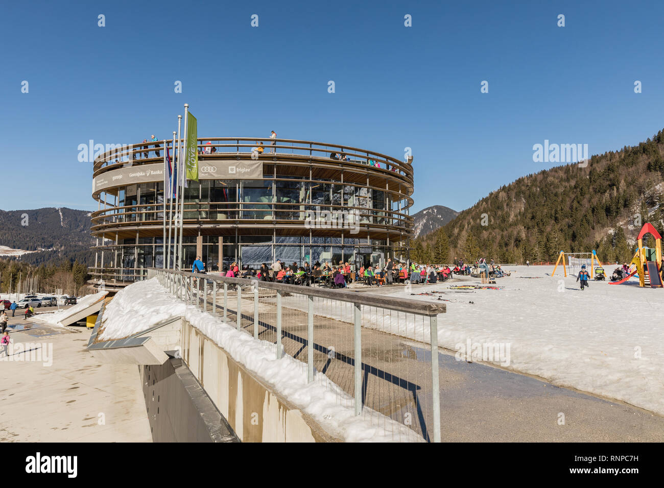 Planica, Slovenia - February 17, 2019. Planica Museum in Planica ...