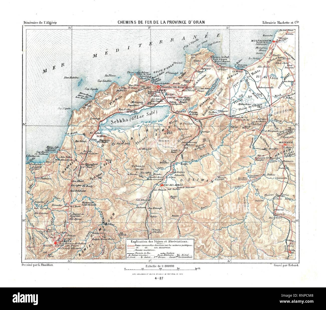 Carte d'oran hi-res stock photography and images - Alamy