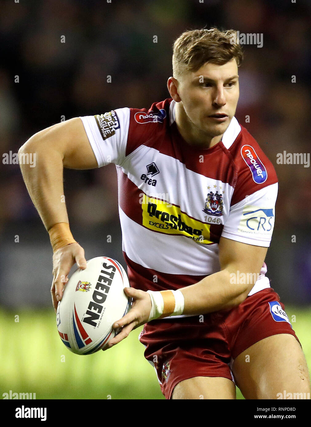 Wigan Warriors George Williams Stock Photo - Alamy
