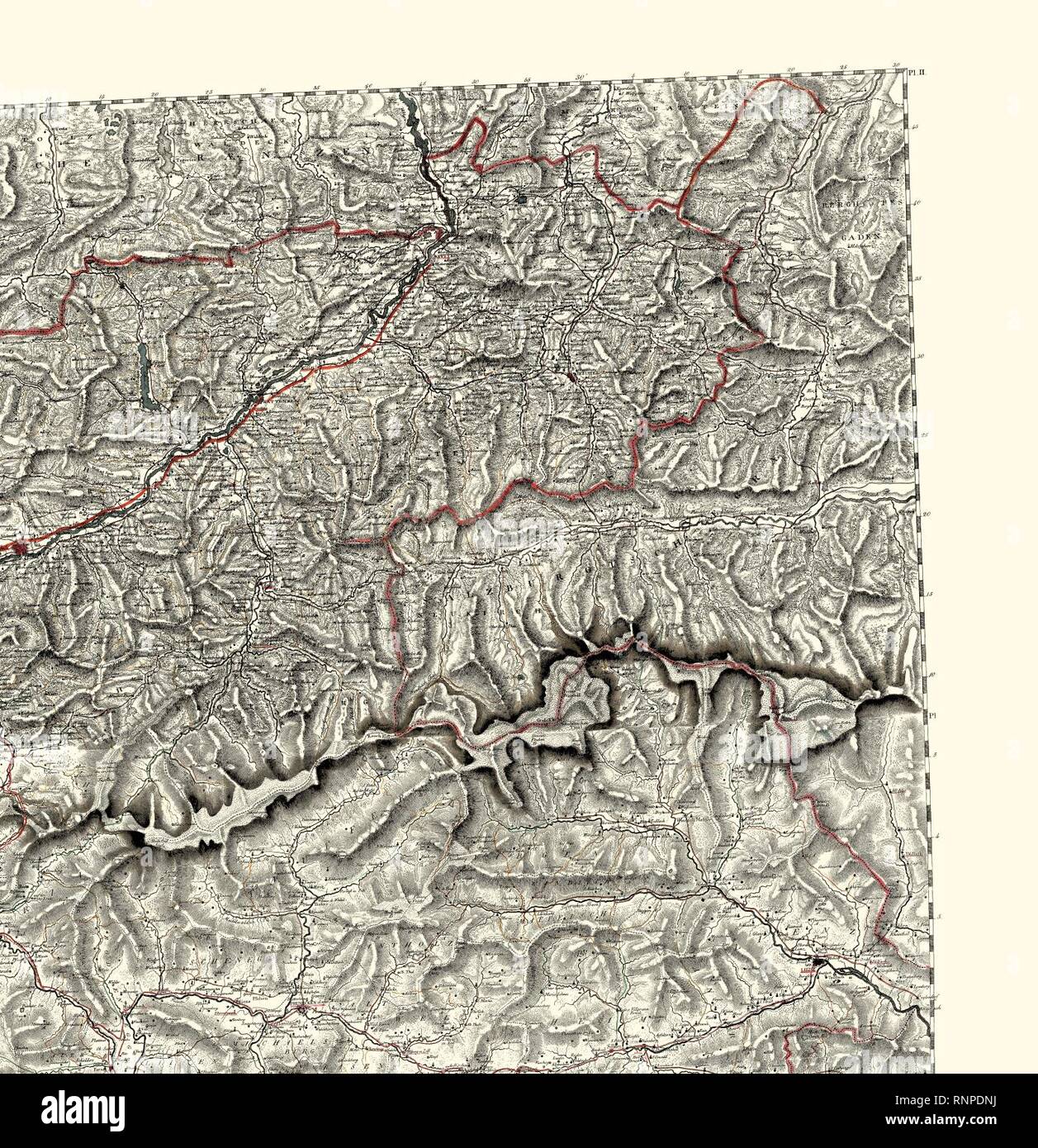 Carte du tyrol hi-res stock photography and images - Alamy