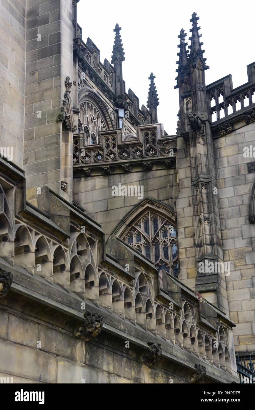 Manchester cathedrals tower hi-res stock photography and images - Alamy