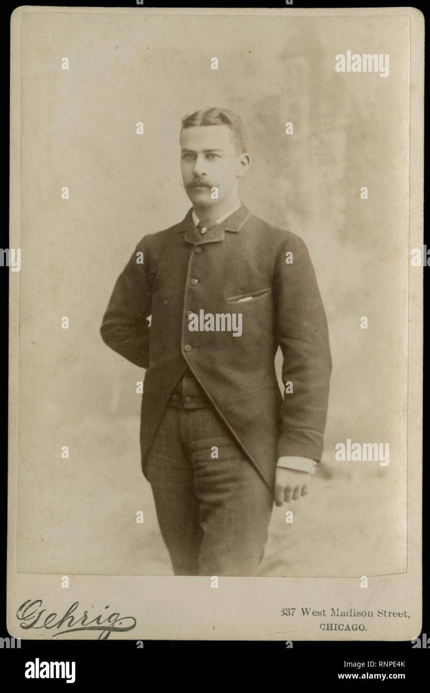 Carter H. Harrison, 1881 Stock Photo - Alamy