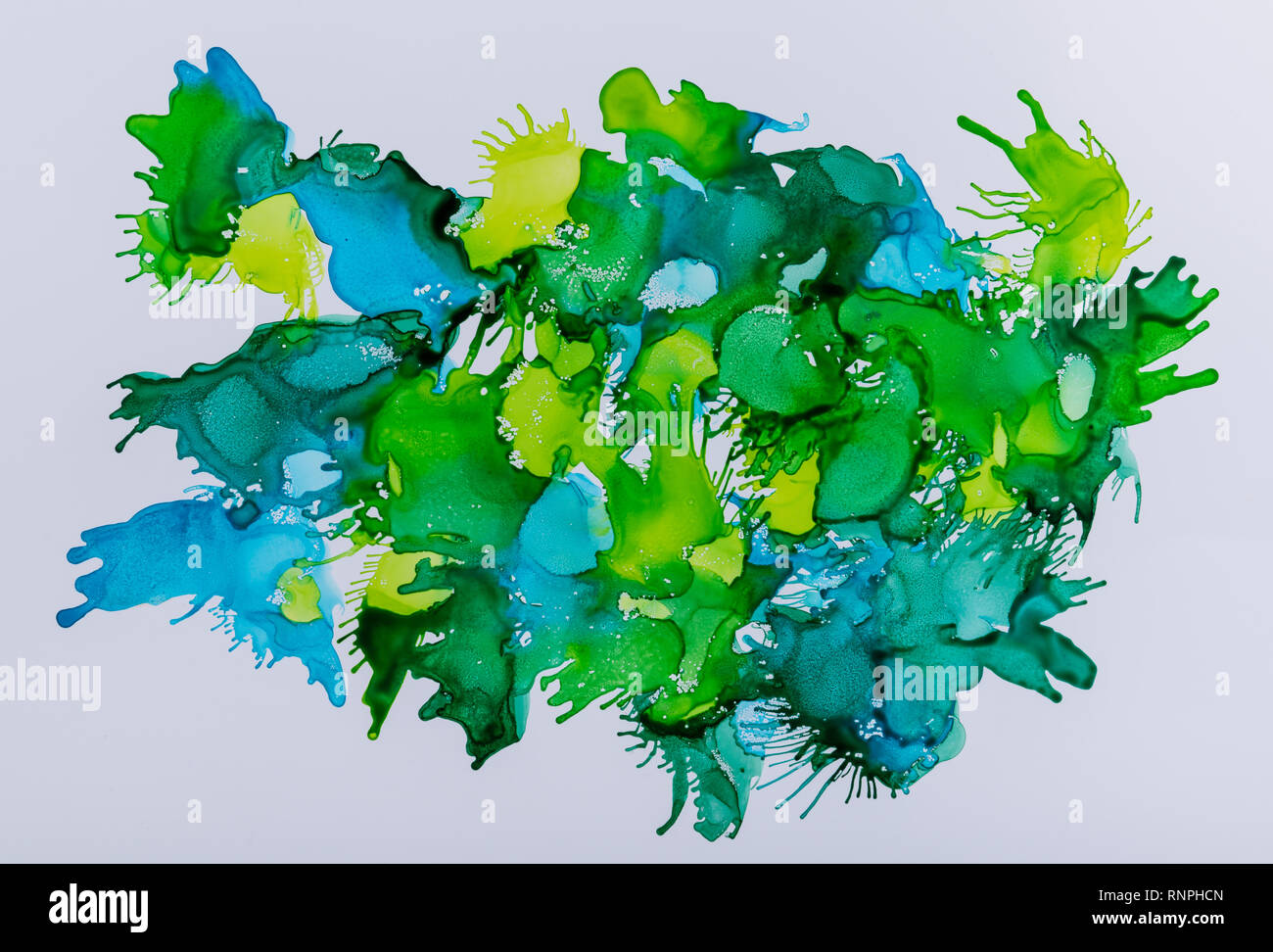 Mix of colorful paint Stock Photo - Alamy