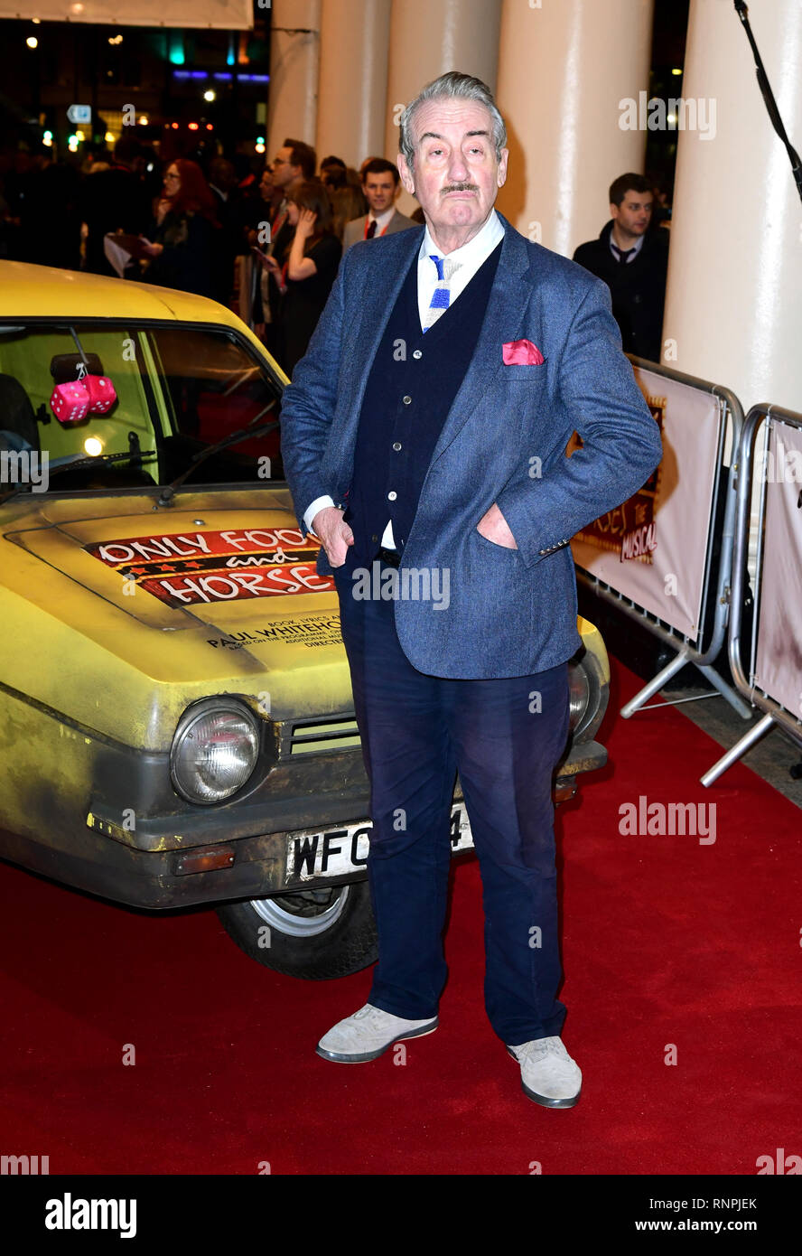 John Challis attending the Only Fools and Horses the Musical opening ...