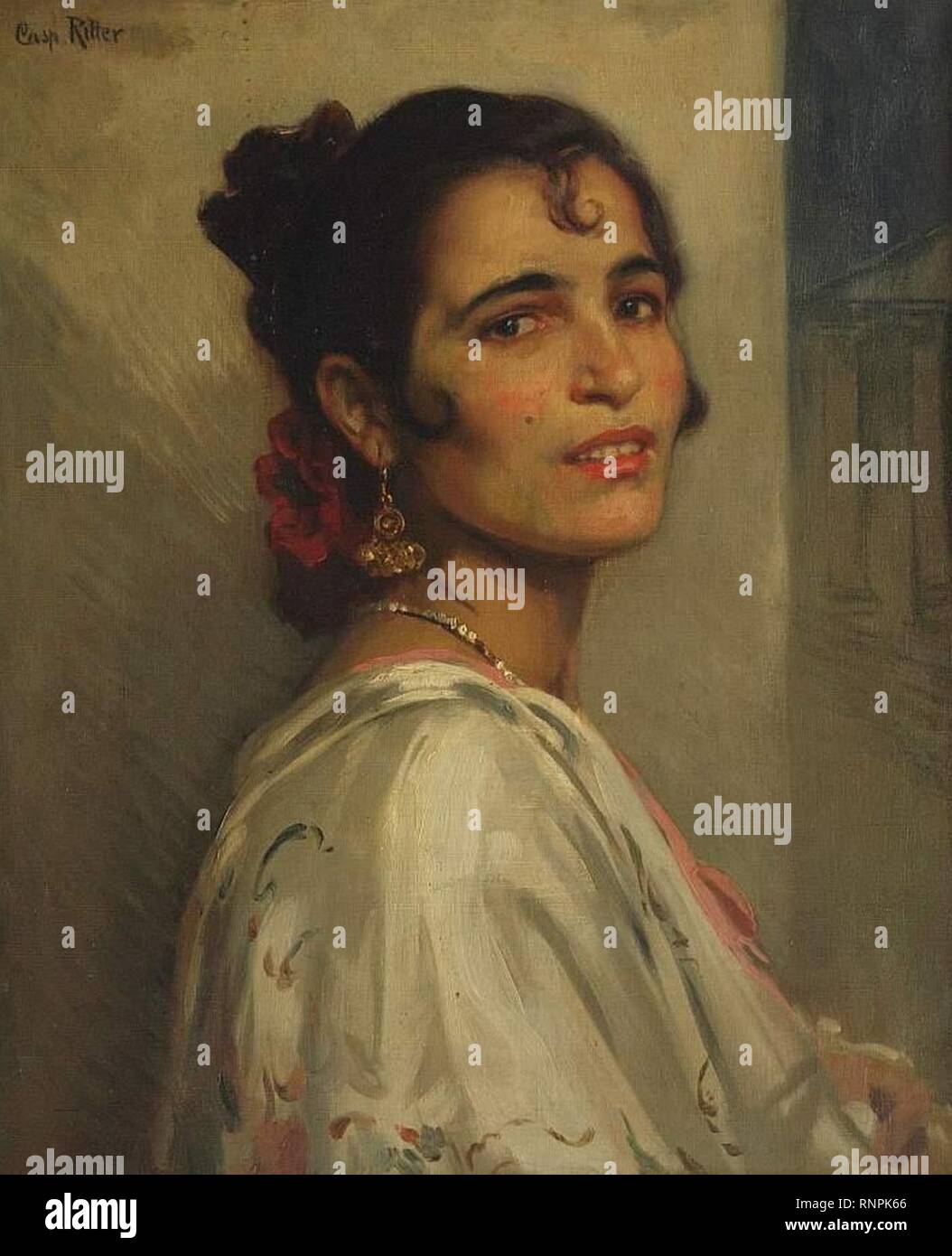 Caspar Ritter - Portrait of a Southerner Stock Photo - Alamy