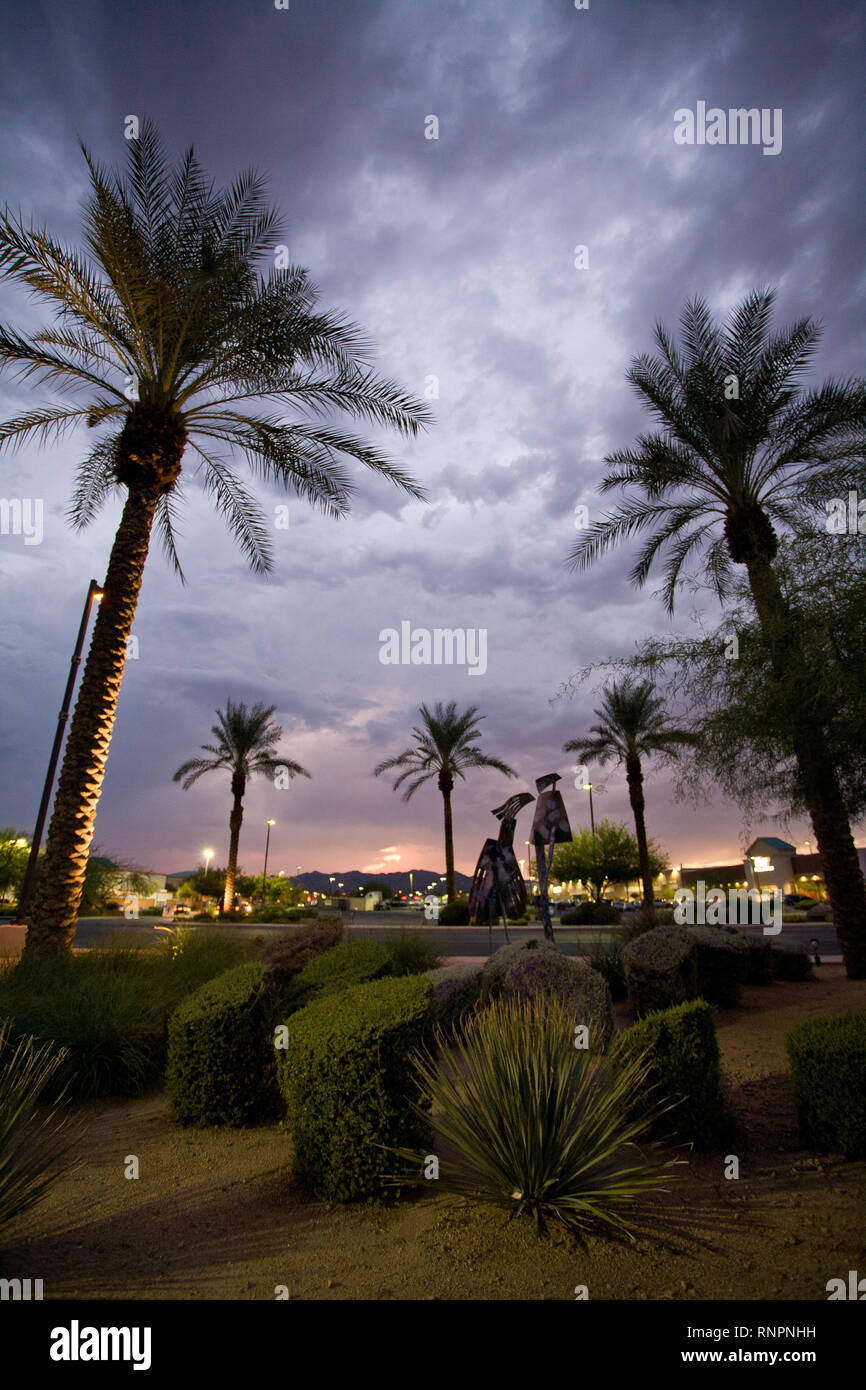 Monsoon Sunset in Tempe Stock Photo - Alamy