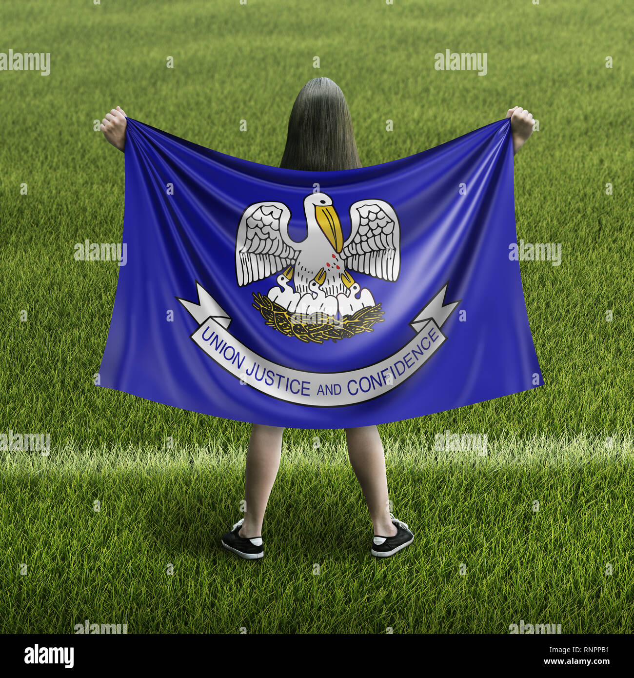Women and flag Stock Photo - Alamy