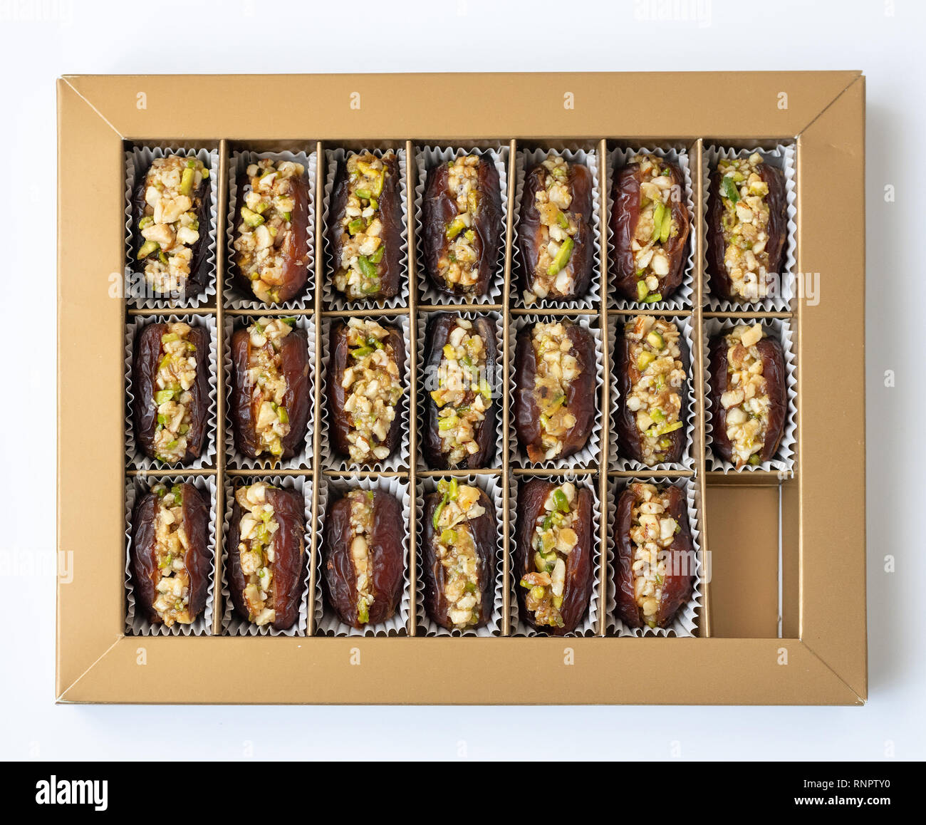 Pistachios in date hi-res stock photography and images - Alamy