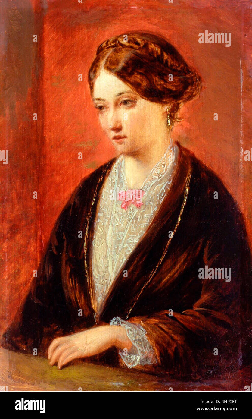 Florence Nightingale (1820-1910) portrait painting by Augustus Egg ...