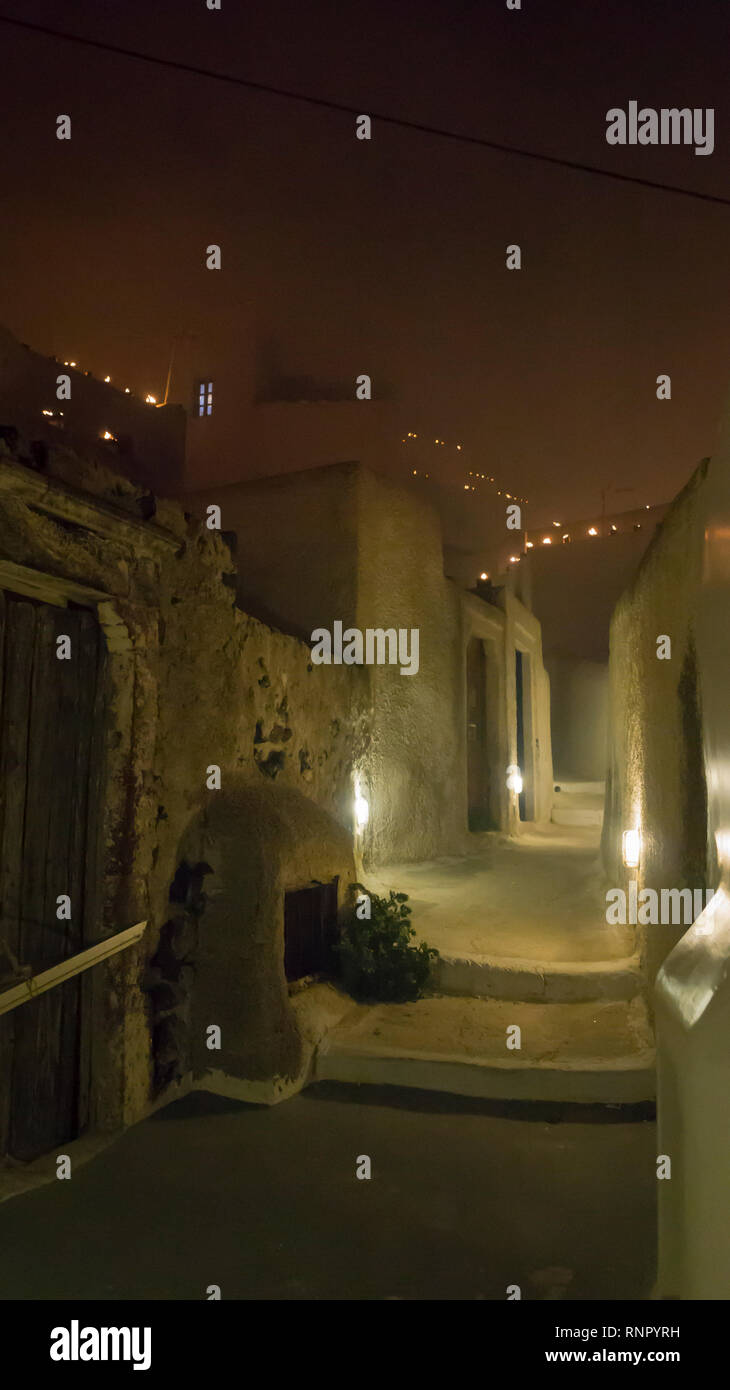 Walk in the smoke Stock Photo - Alamy