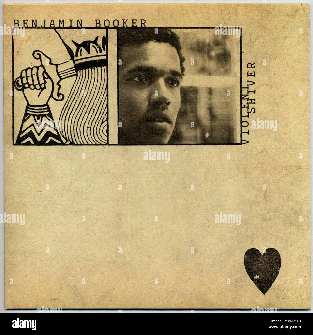 Benjamin Booker Violent Shiver - Vintage Cover Album Stock Photo - Alamy