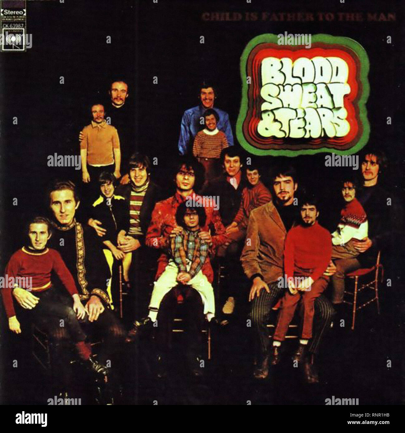 Blood, Sweat & Tears - Vintage Cover Album Stock Photo - Alamy