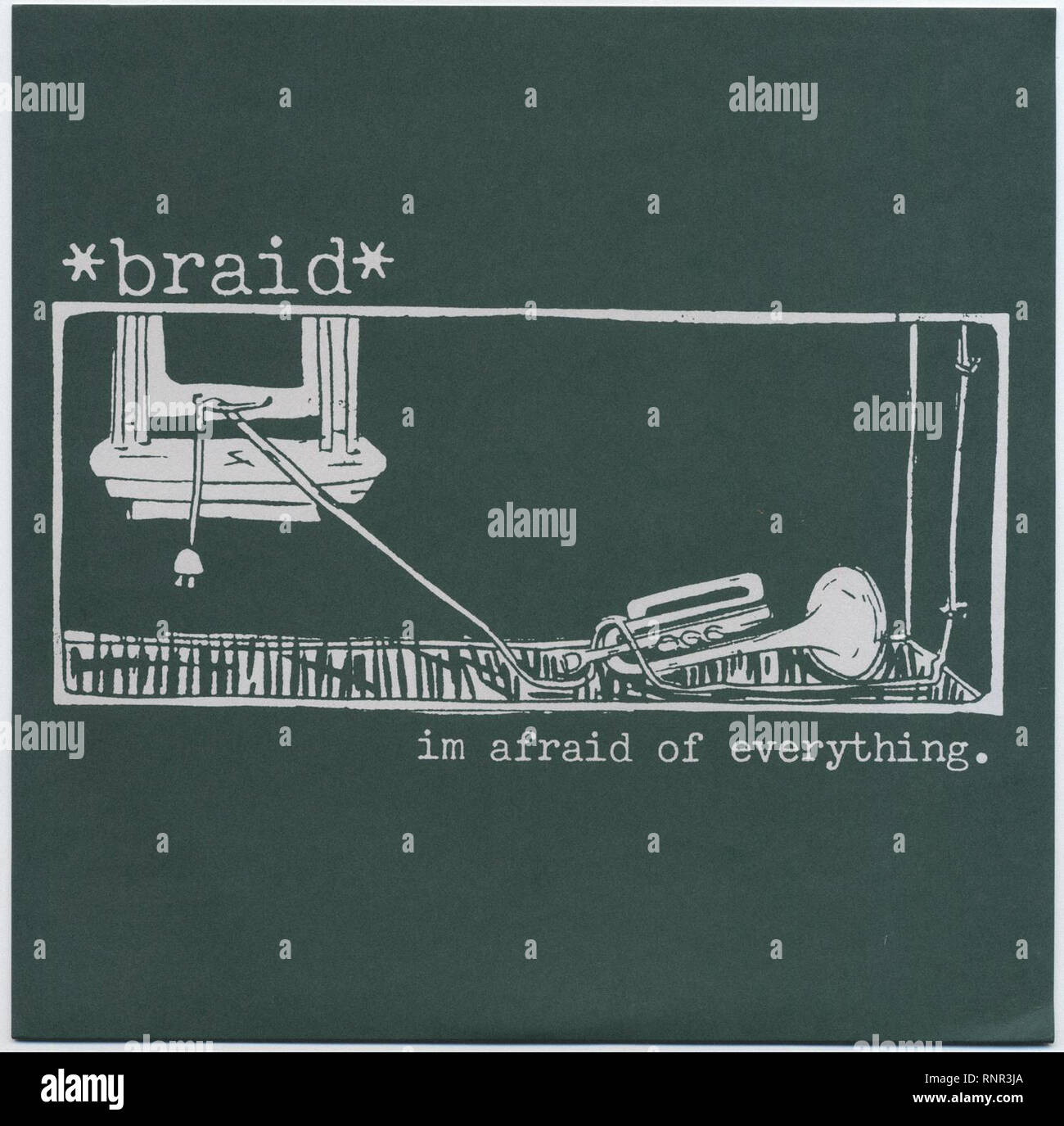 Braid - Vintage Cover Album Stock Photo - Alamy