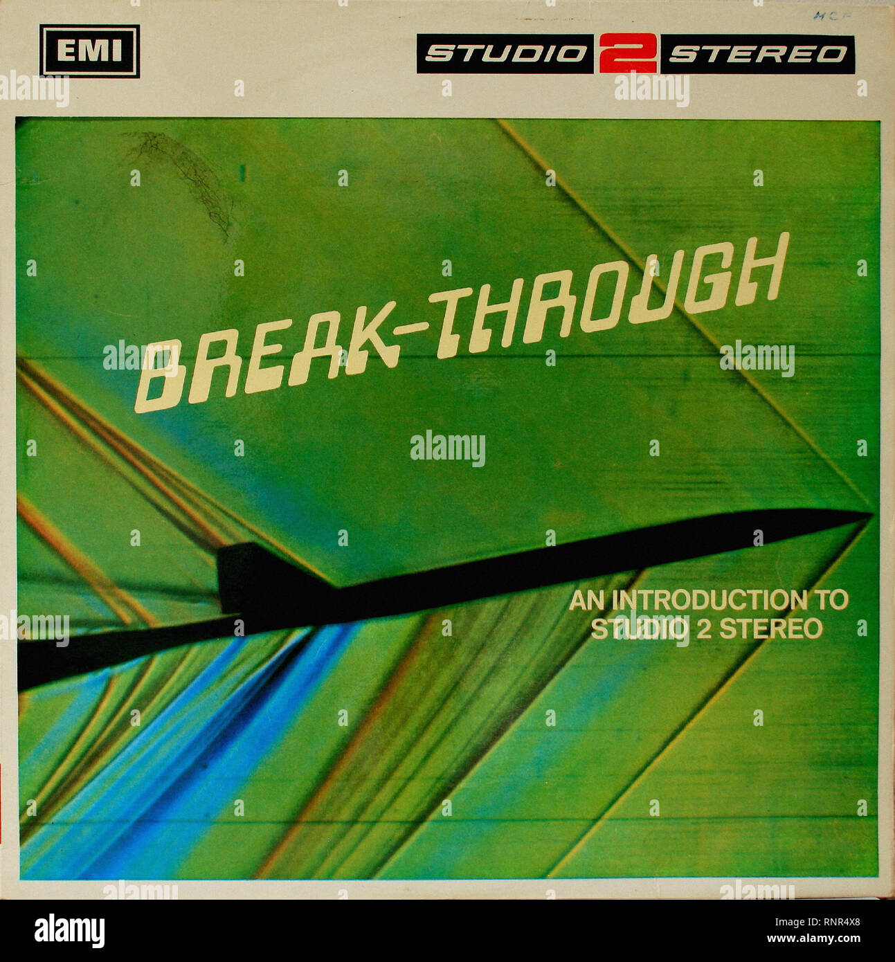Break Through An Introduction To Studio 2 Stereo - Vintage Cover Album Stock Photo - Alamy