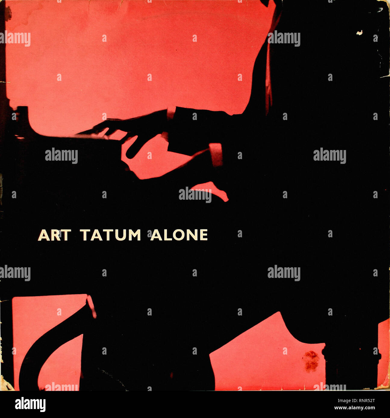 Art Tatum Alone - Vintage Cover Album Stock Photo - Alamy