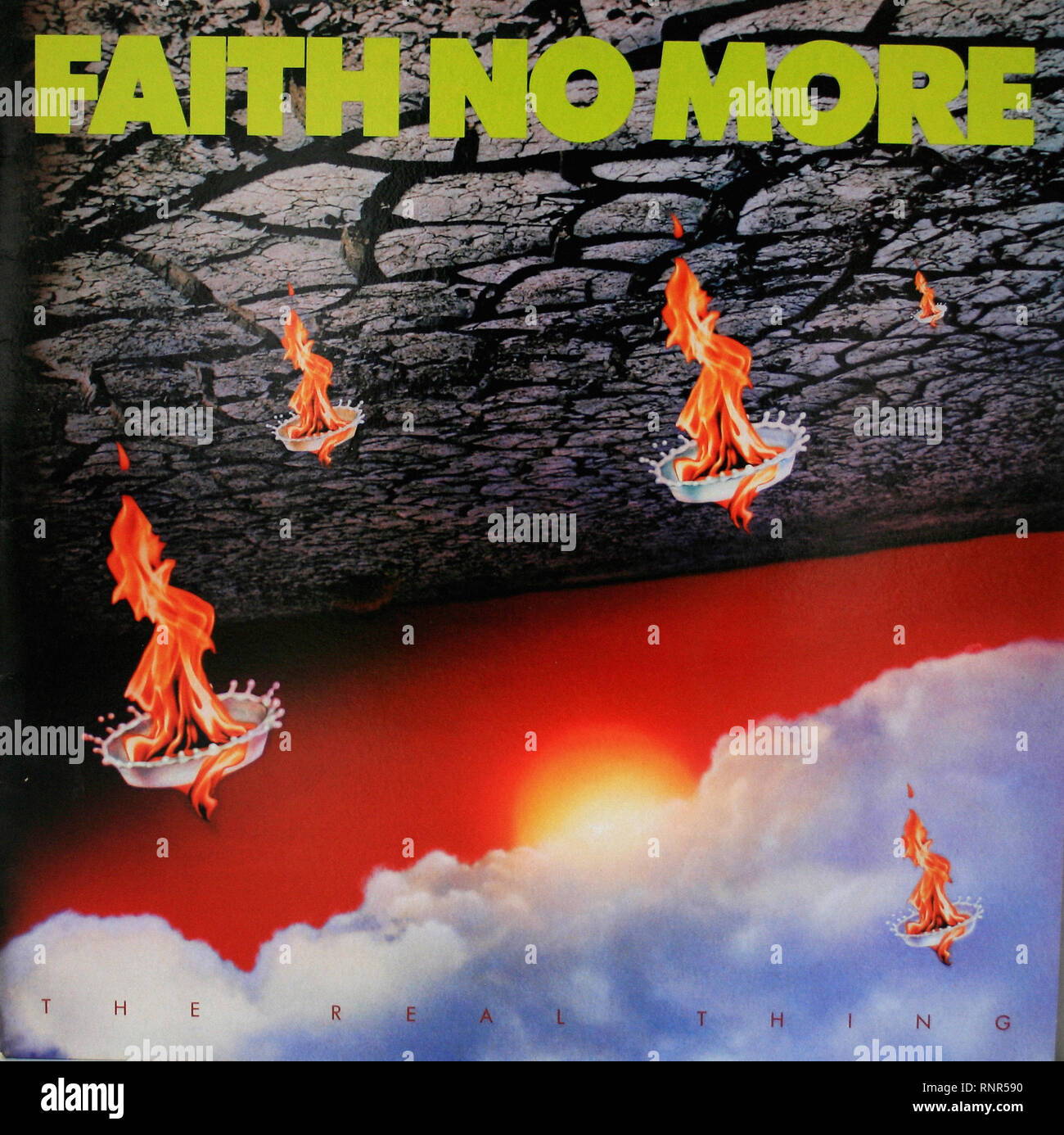 Faith No More The Real Thing - Vintage Cover Album Stock Photo - Alamy