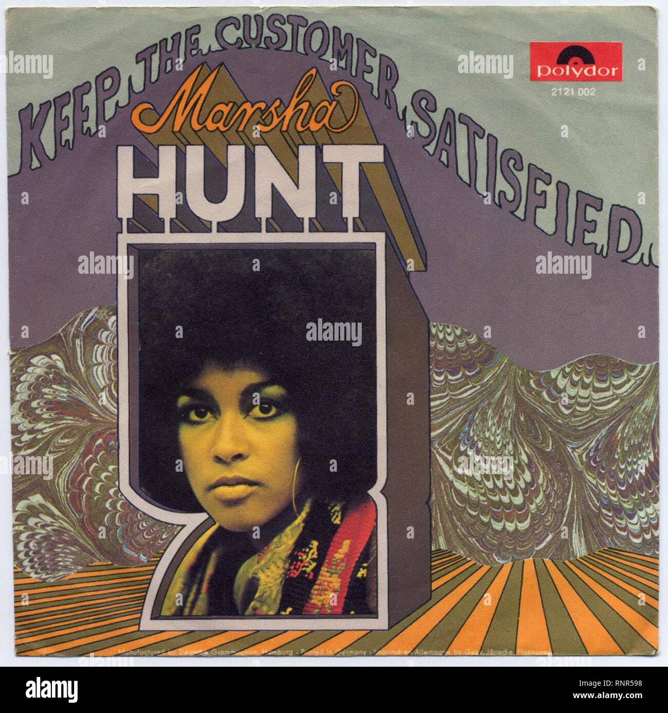 Marsha Hunt Keep The Customer Satisfied - Vintage Cover Album Stock ...