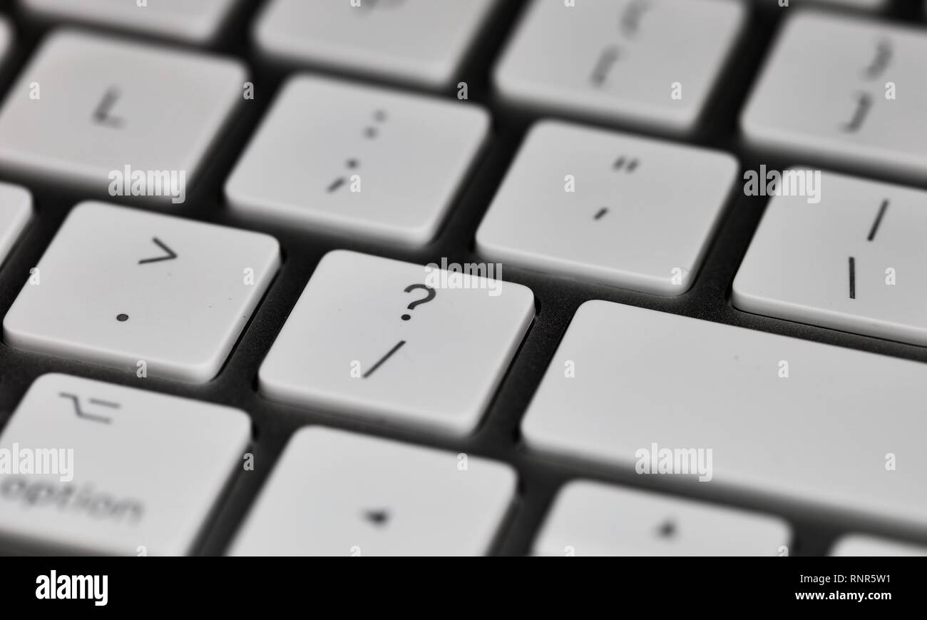 Closeup of a Apple Keyboard Stock Photo - Alamy