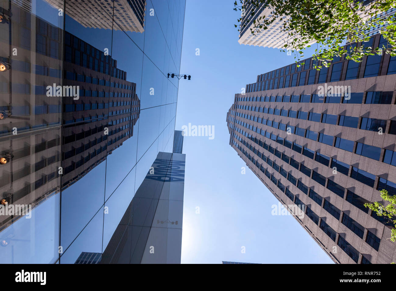 Upper view of the The Museum of Modern Art, MoMA, building on 53rd ...