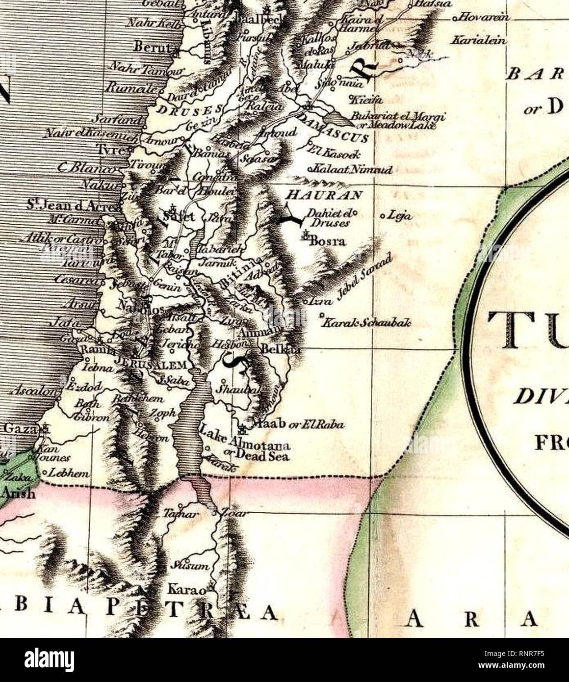 Cary, John, ca. Turkey in Asia. 1801 (HB Stock Photo - Alamy