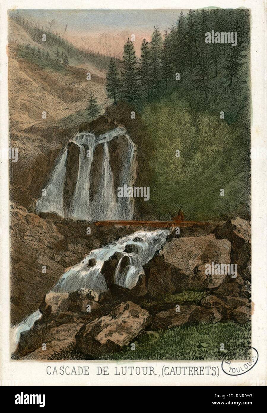 Lutour cascade hi-res stock photography and images - Alamy