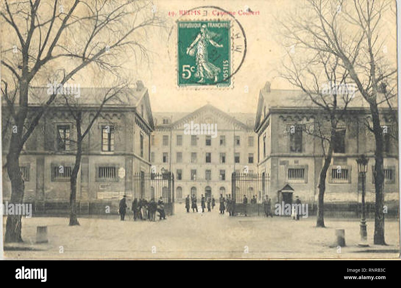 Caserne Colbert 1911 Stock Photo - Alamy