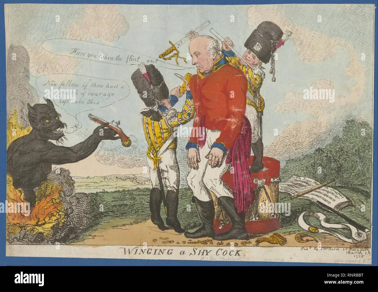 Cashiering of John Whitelocke Stock Photo - Alamy