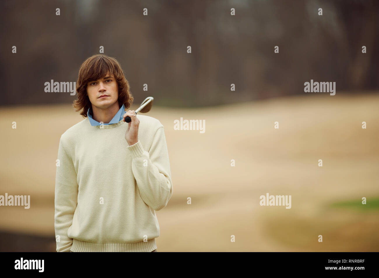 Club over shoulder hi-res stock photography and images - Alamy