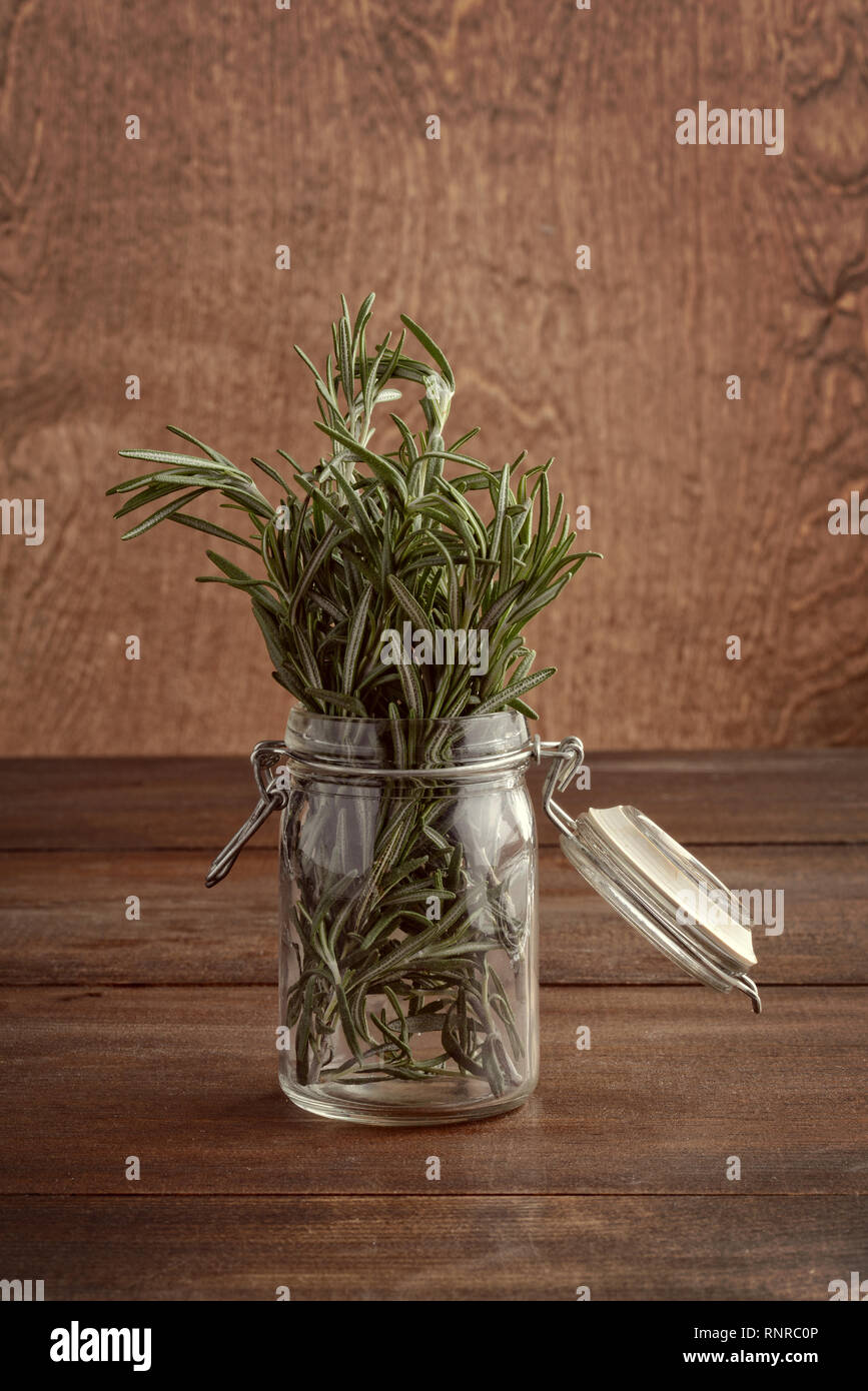 Jar fresh aromatic rosemary hi-res stock photography and images - Alamy