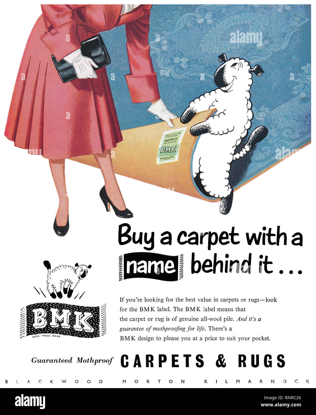 Carpet vintage magazine ad hi-res stock photography and images - Alamy
