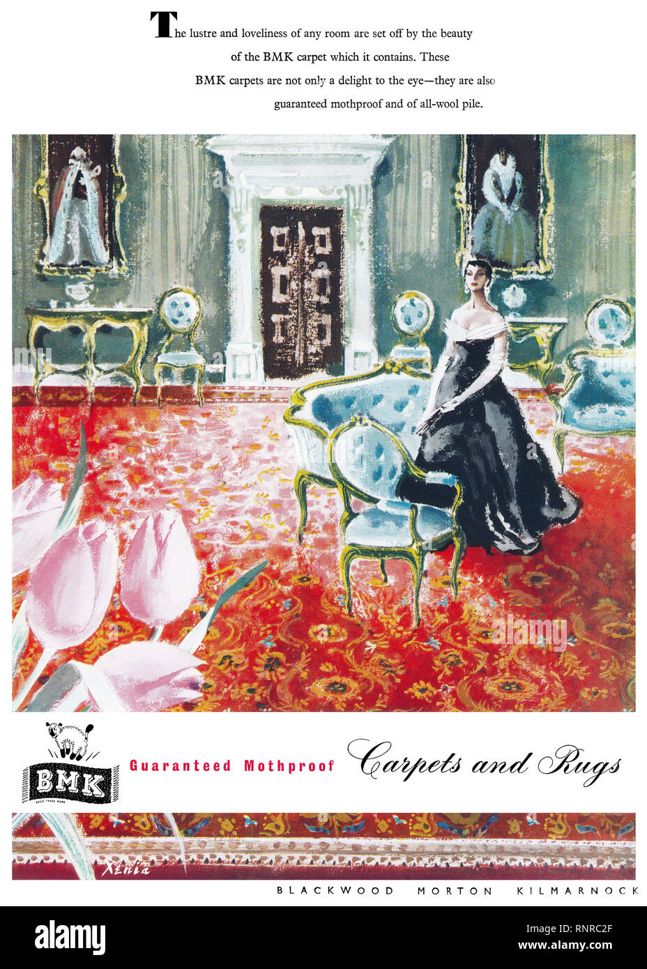 Carpet vintage magazine ad hi-res stock photography and images - Alamy