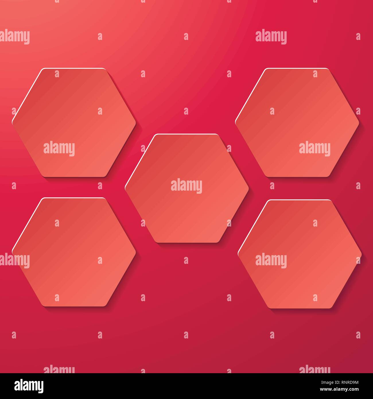 Gradient hexagonal Stock Vector Images - Alamy