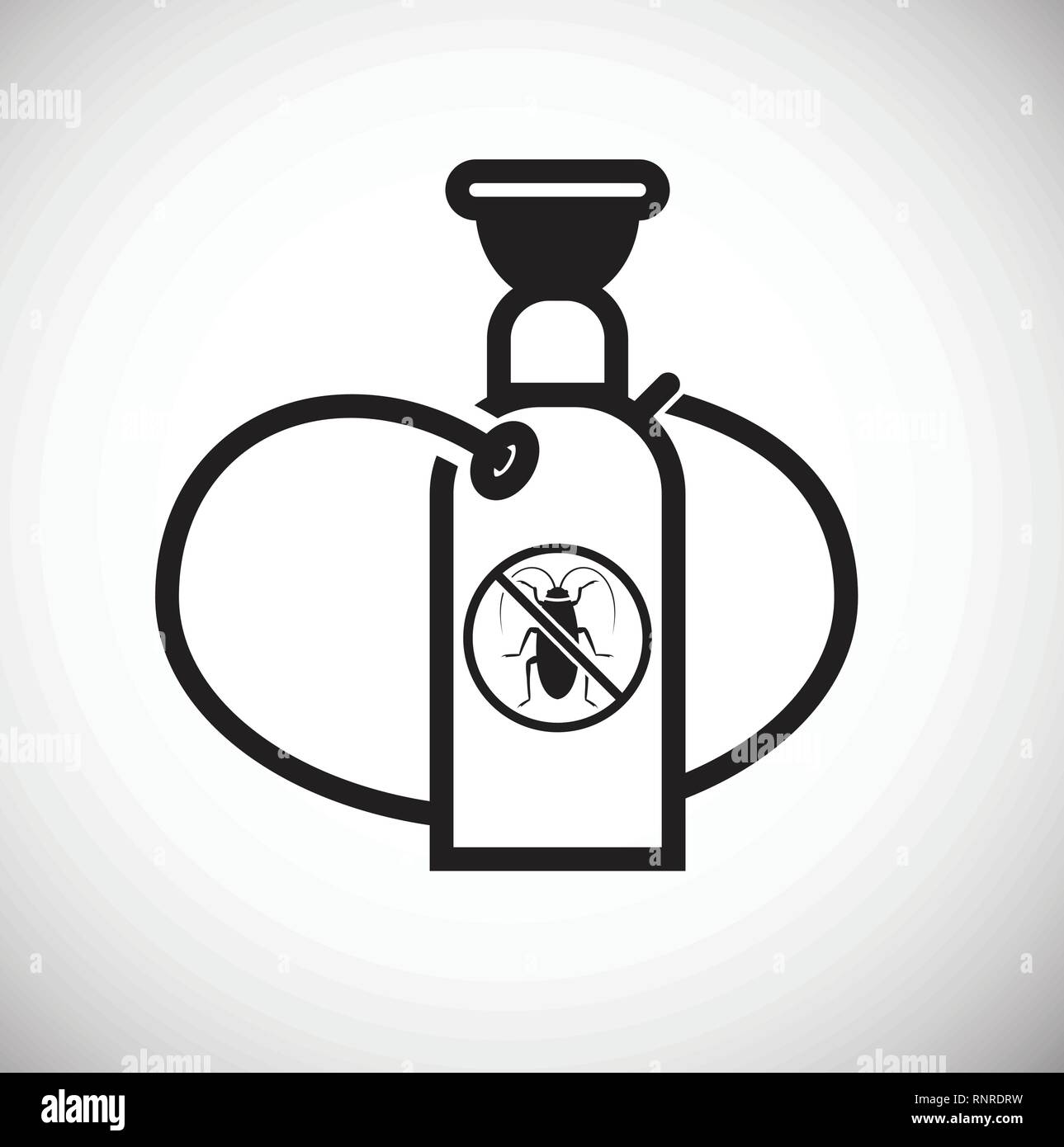 Debugging icon on white background for graphic and web design, Modern ...