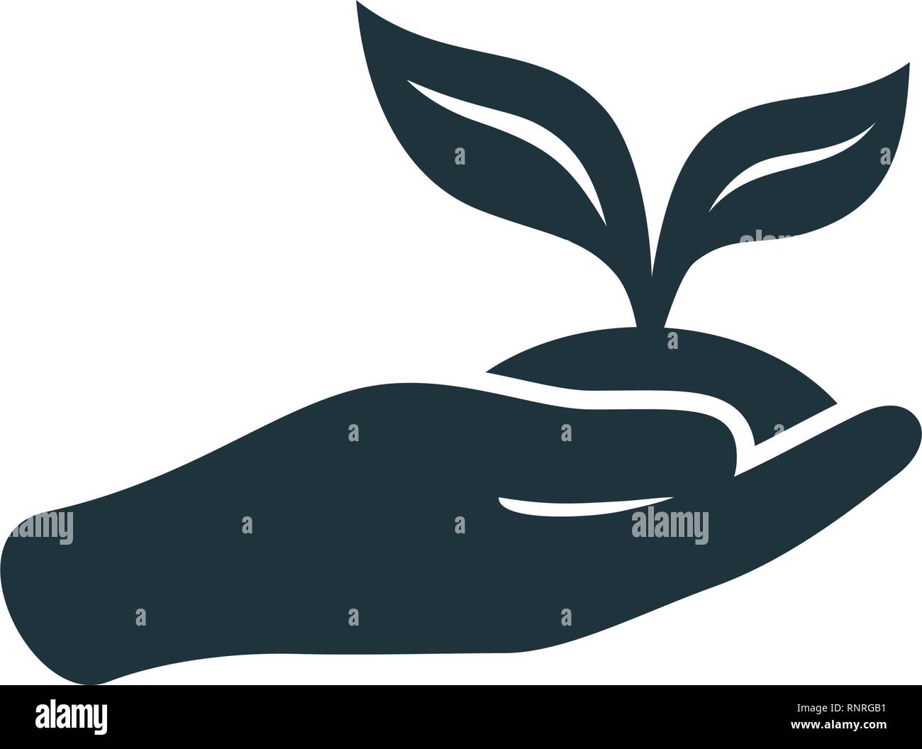 Sprout young seedling in Stock Vector Images - Alamy