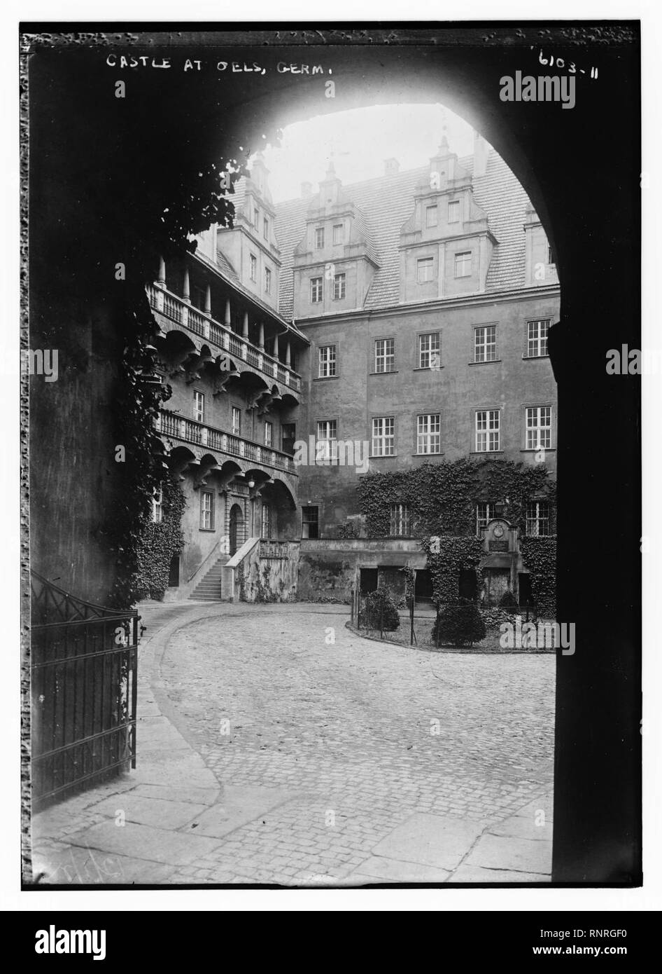 Castle at Oels, Germ. (Germany Stock Photo - Alamy