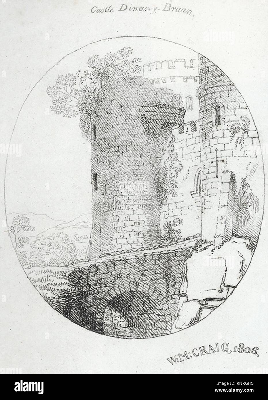 Castle dinas hi-res stock photography and images - Alamy