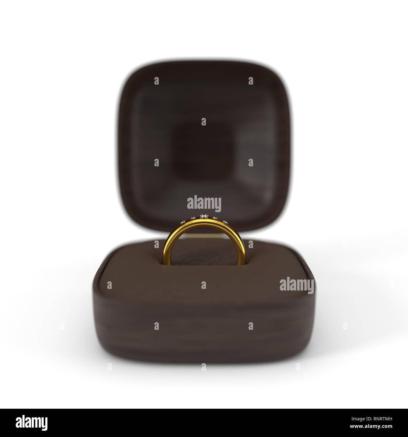 Two wedding rings in Cut Out Stock Images & Pictures - Alamy