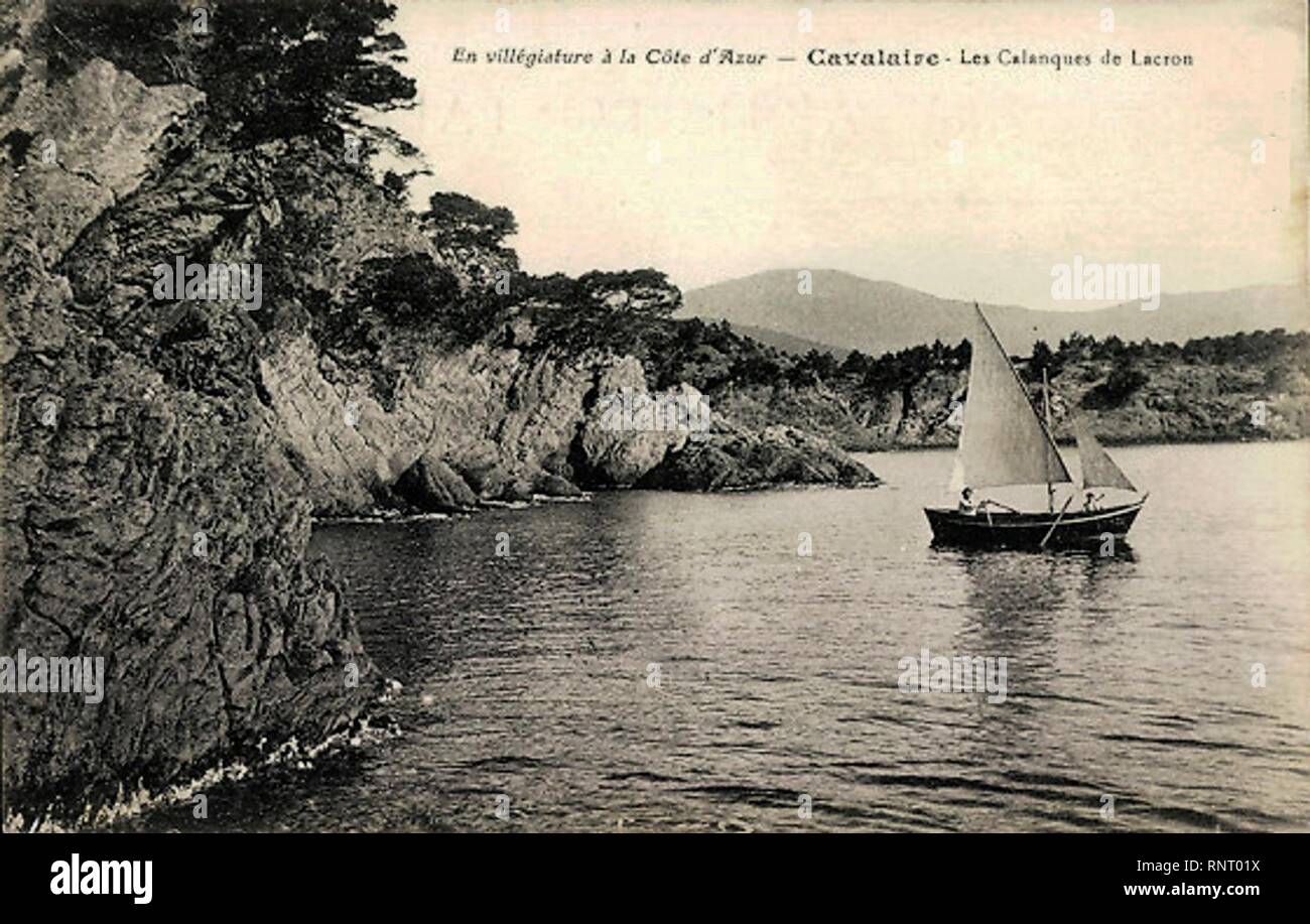 Cavalaire Les calanques de Lacron Stock Photo - Alamy