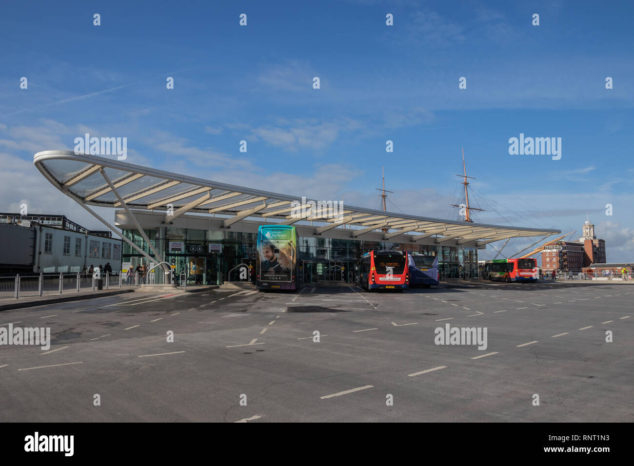 The Hard interchange, Portsmouth, UK Stock Photo - Alamy