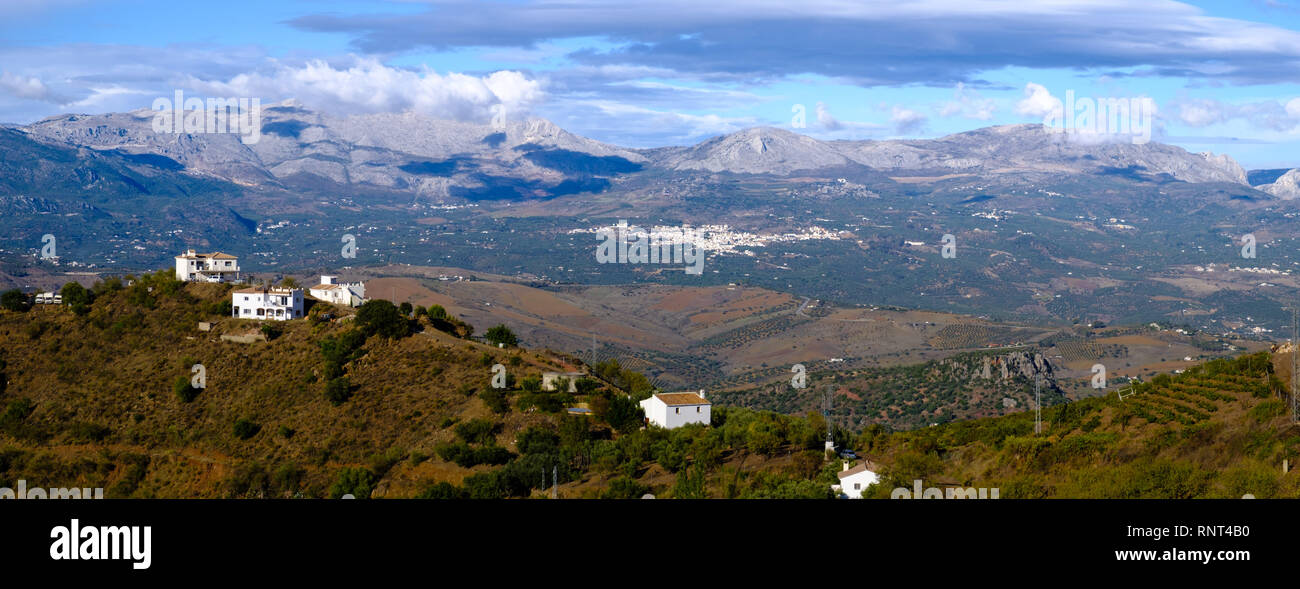 Spain view inland to mountains hi-res stock photography and images - Alamy