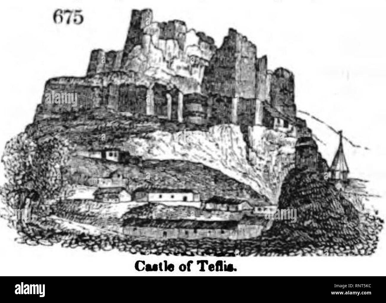 Castle of Teflis Stock Photo - Alamy