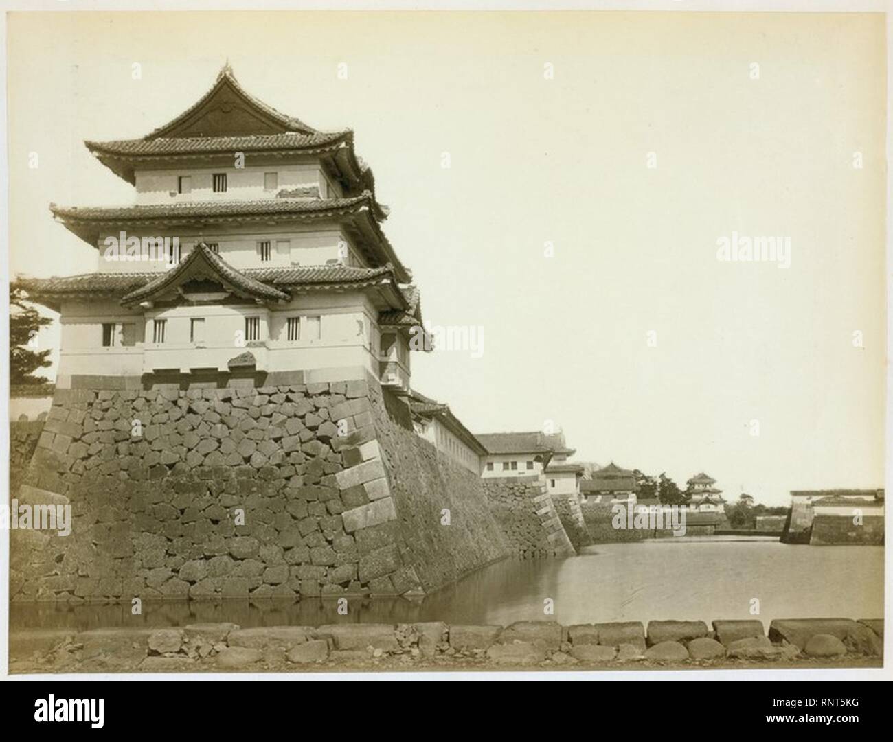 Castle of Yedo inner moat Stock Photo - Alamy